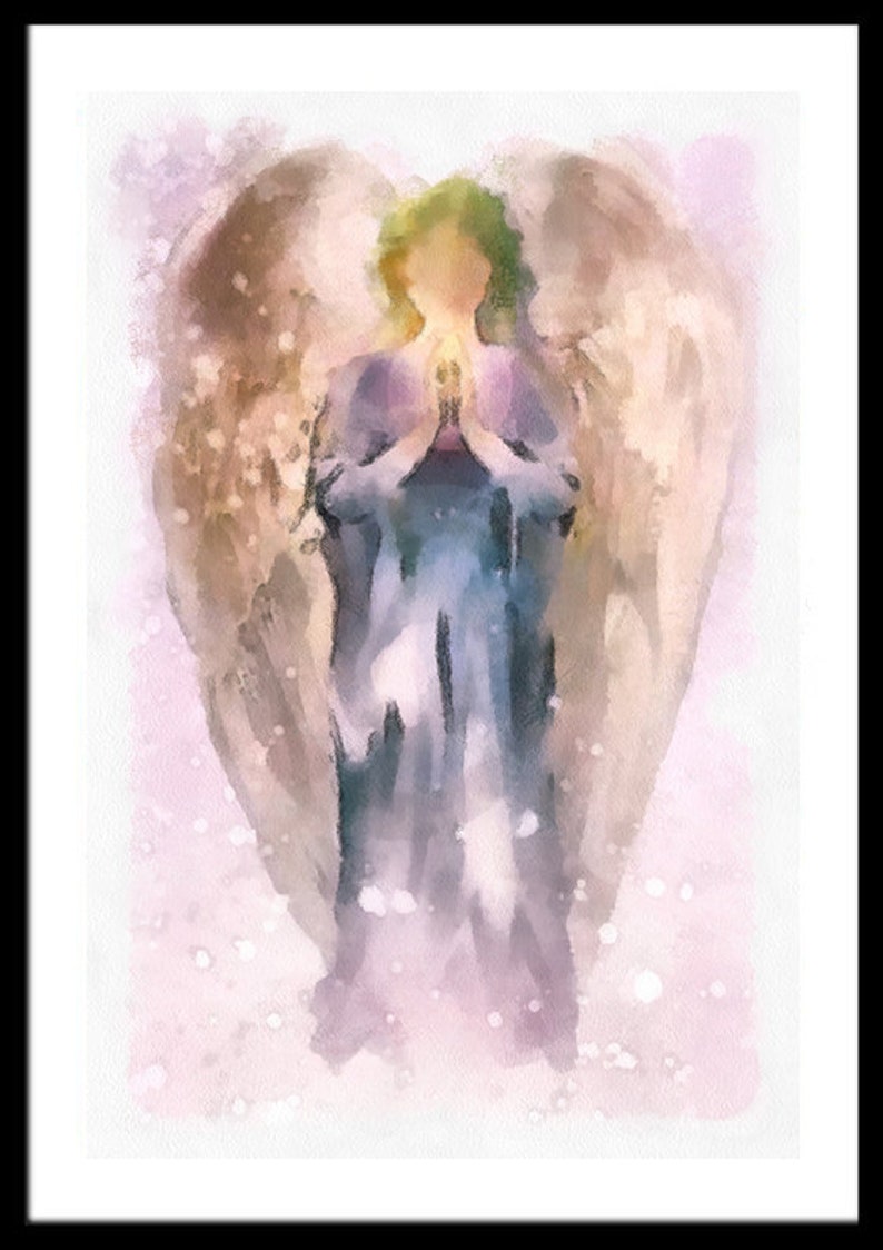Guardian Angel Wall Art, Digital Download, Religious Gift Wall Art ...