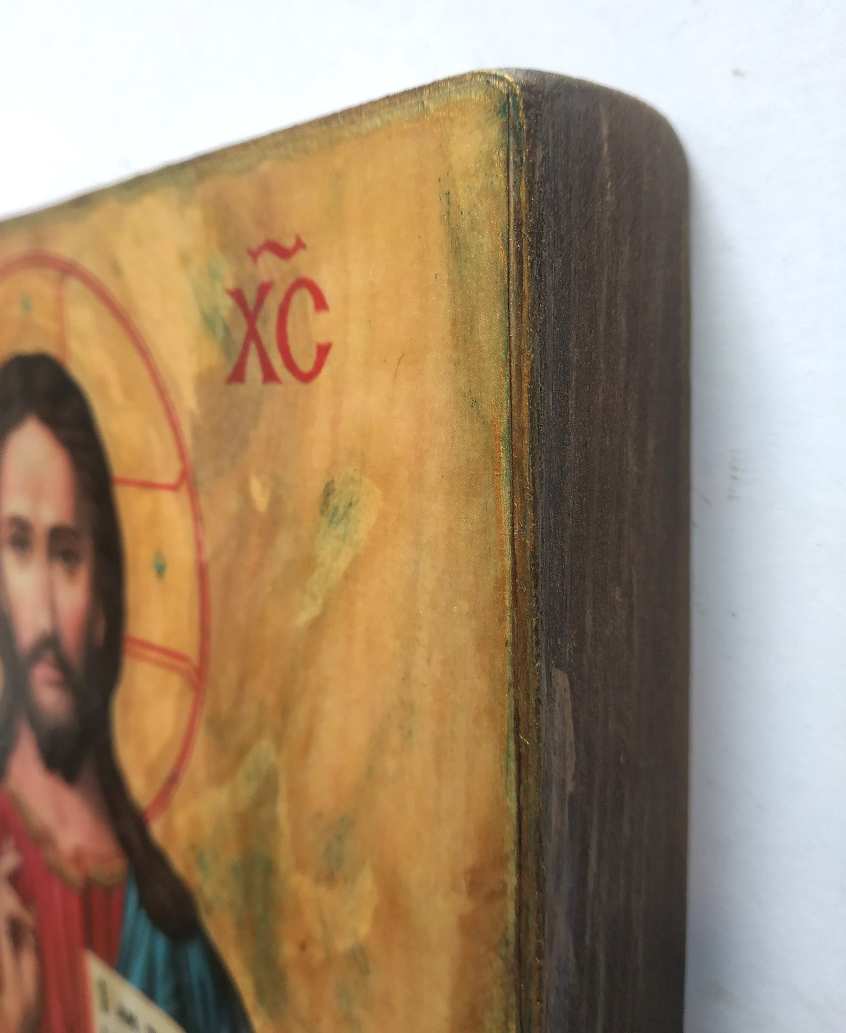 Jesus Christ Icon Jesus Christ Blessed Handmade Greek Icon - Etsy