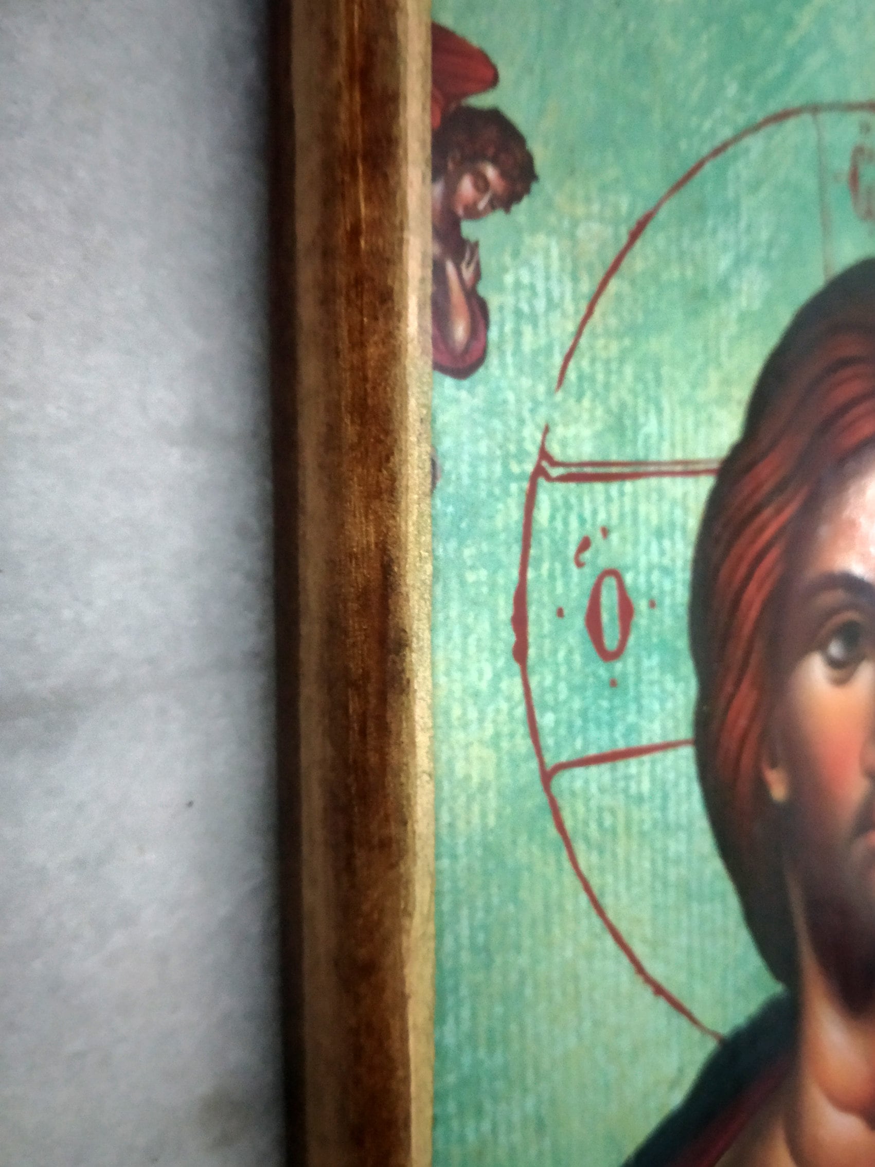 Jesus Christ Blessed Icon, Handmade Christian Icon on Handcrafted Wood ...