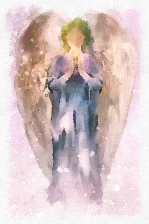 Guardian Angel Wall Art, Digital Download, Religious Gift Wall Art ...