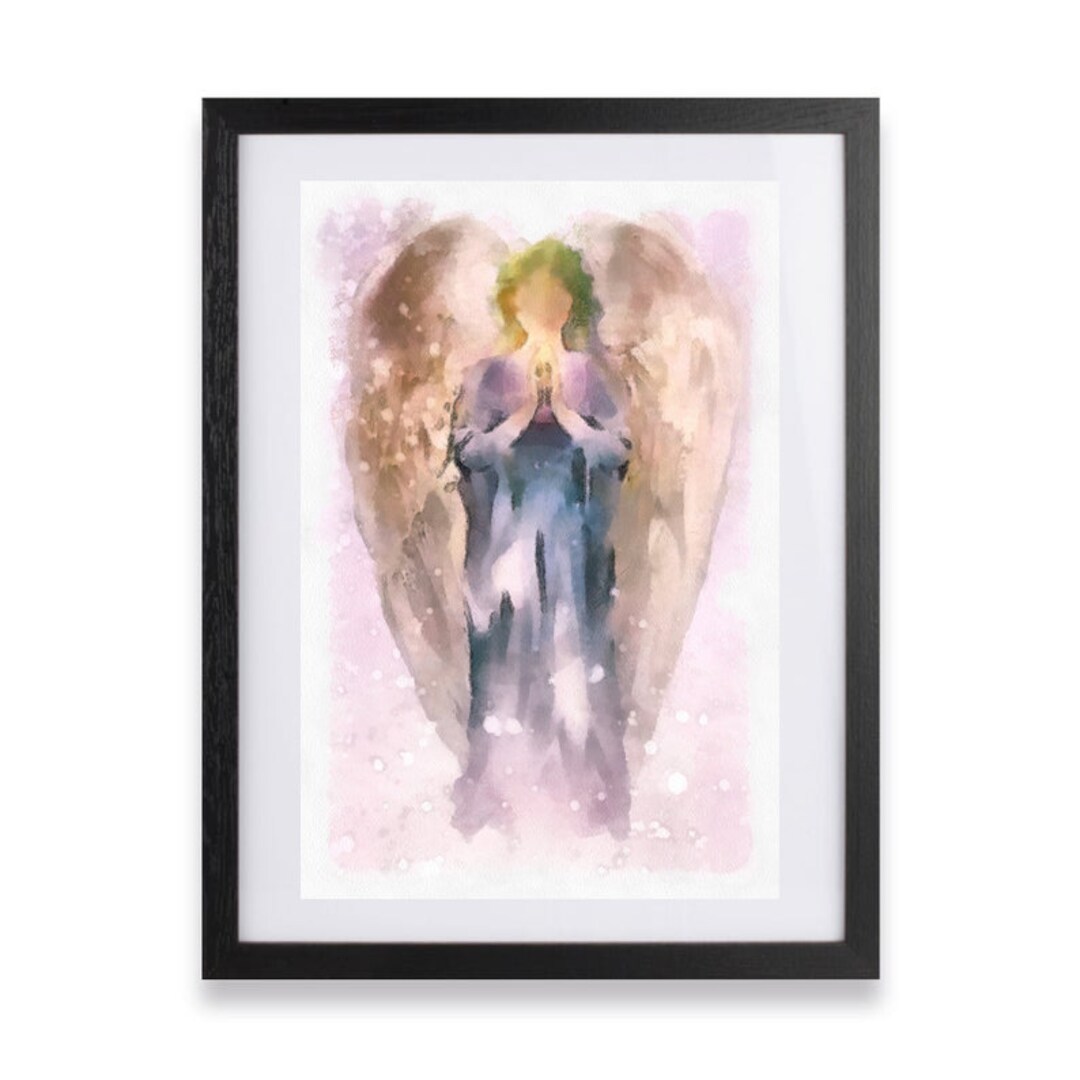 Guardian Angel Wall Art, Digital Download, Religious Gift Wall Art ...