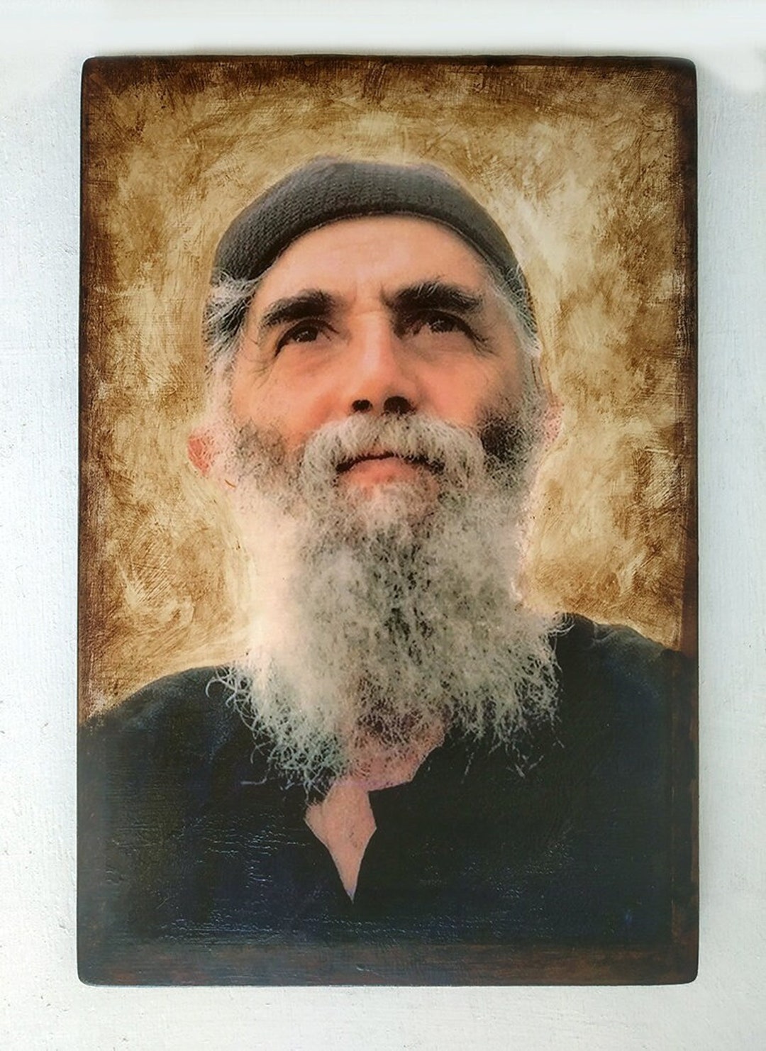 Saint Paisios of Mount Athos Saint Paisios Real Face - Etsy