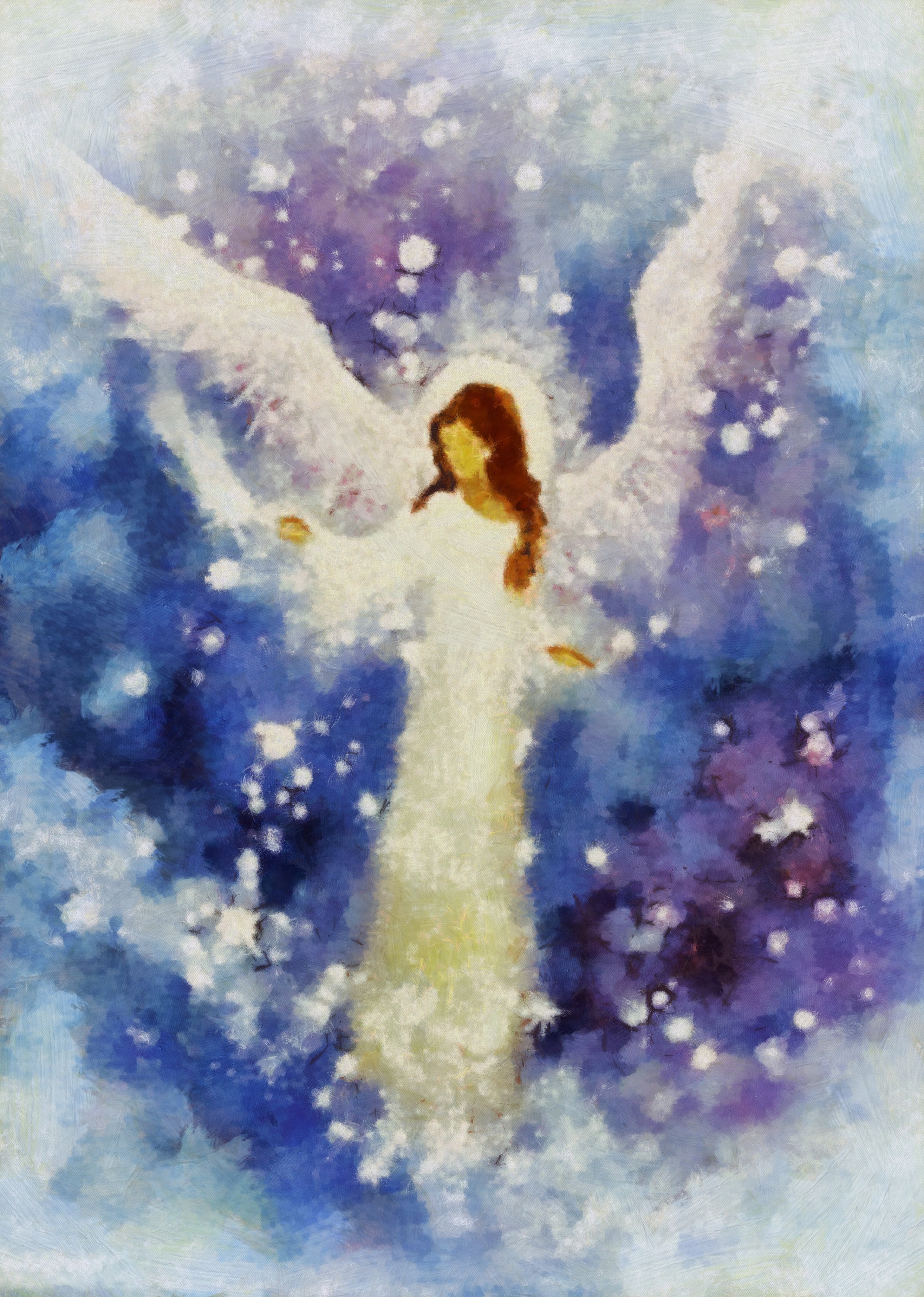 Angel Blessing Wall Art, Digital Download, Angel Wall Art Prints, Angel ...