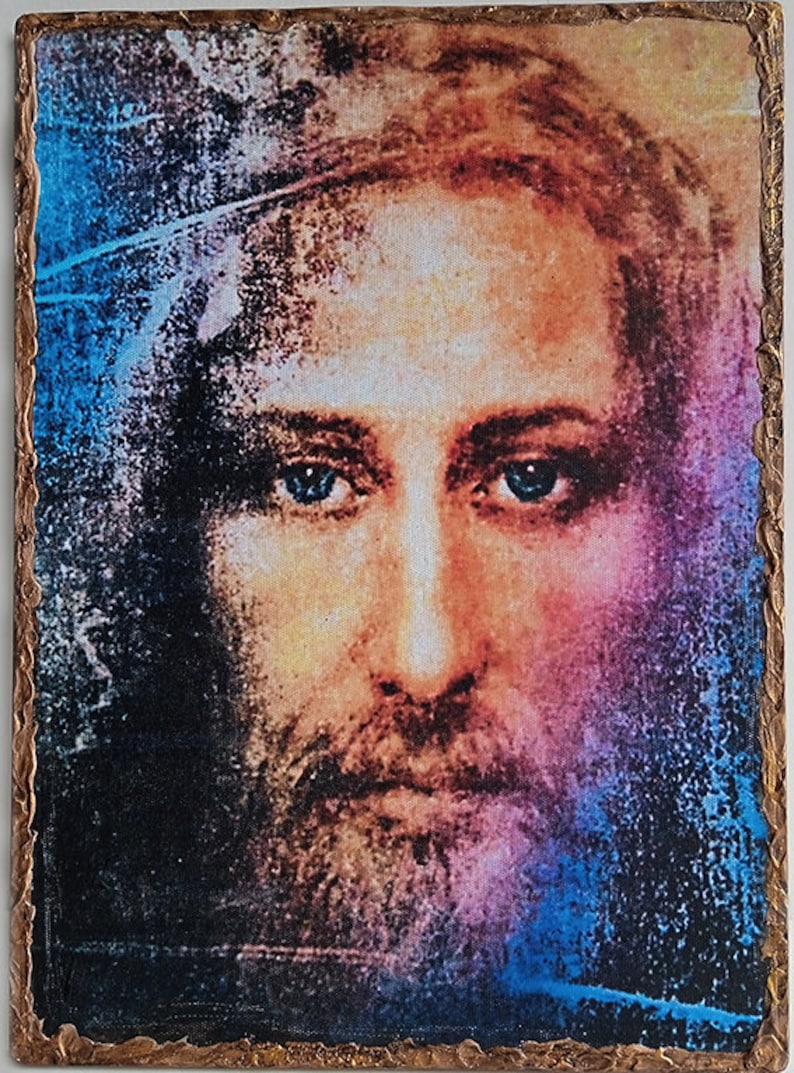 Jesus Christ Portrait Jesus Christ Face From Shroud of Turin - Etsy