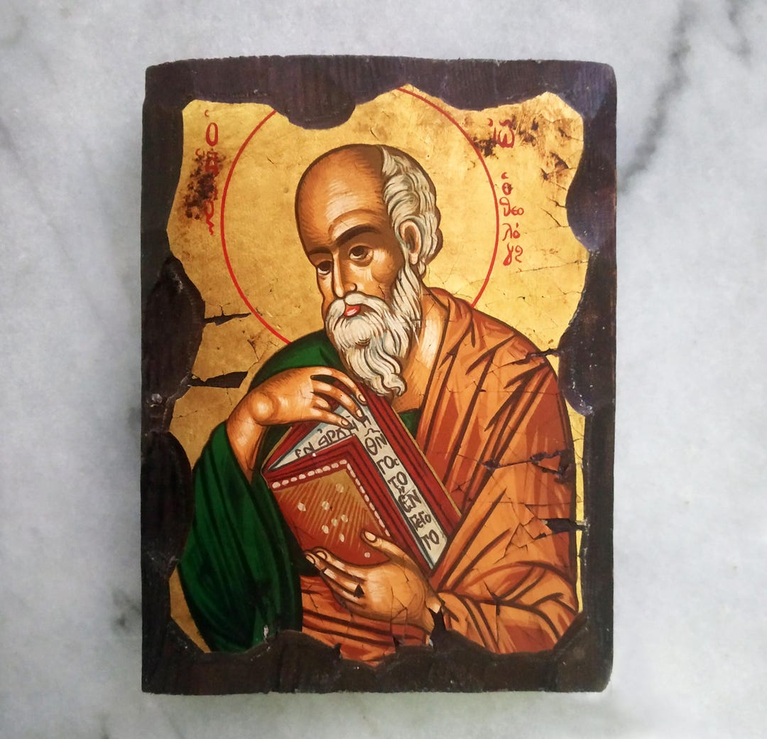 Saint John Theologos the Apostol Evangelist 4''x5''in/10x13cm ...