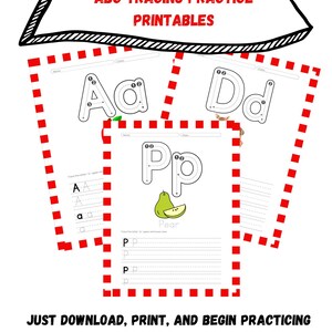 ABC Tracing Worksheet Printables for School Aged Children | Classroom ...