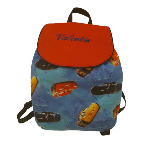 Backpack Child Kindergarten Cars Customizable - Etsy