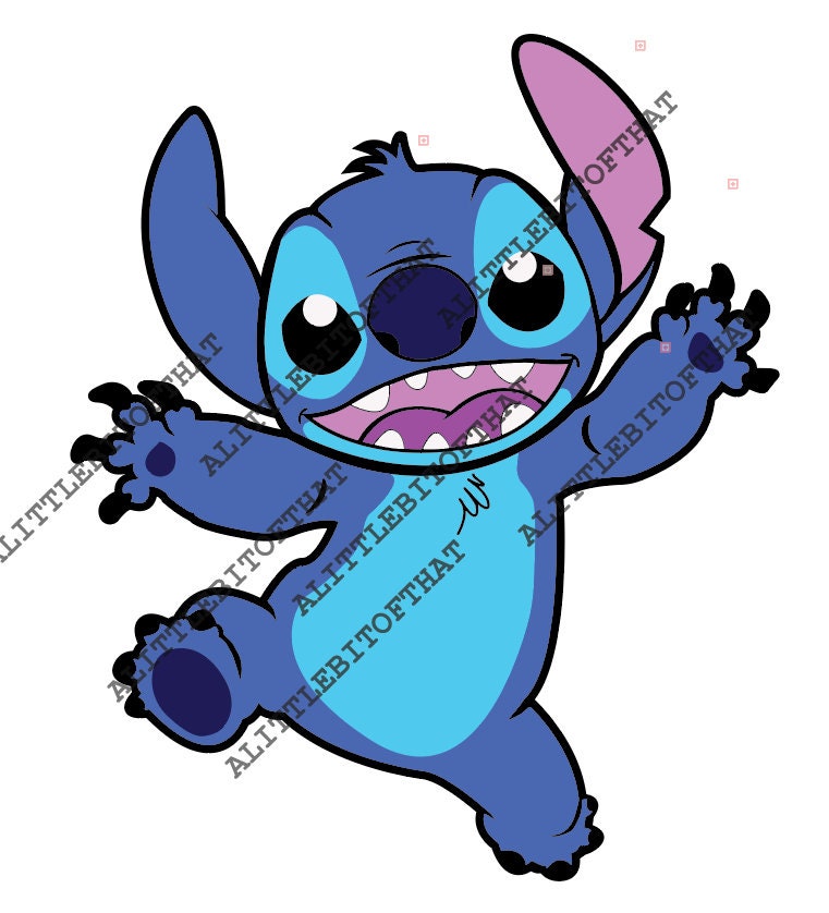 Experiment 626 Stitch Layered Decal Design SVG/PNG for | Etsy