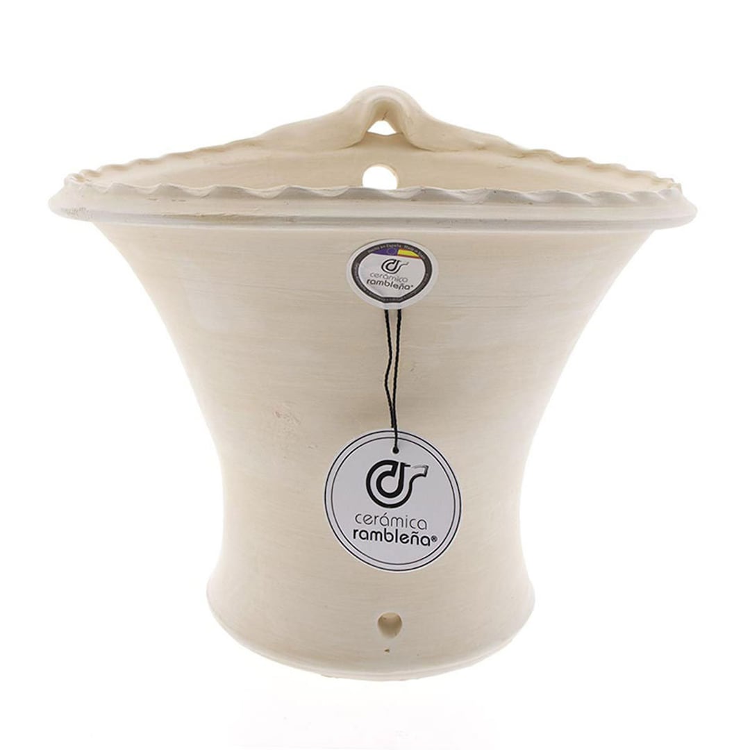 RAMBLEÑA CERAMIC Wall Pot Patios De Córdoba Large Pot Outdoor Pot ...