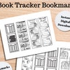 Coloring Printable Reading Tracker Bookmarks | Book Tracker Bookmarks ...
