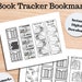 Coloring Printable Reading Tracker Bookmarks | Book Tracker Bookmarks ...
