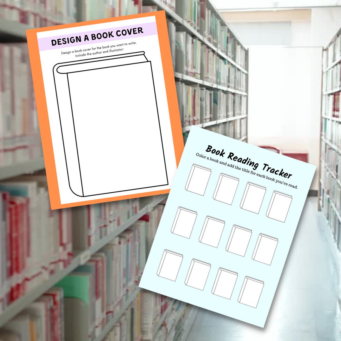 Library Activity Worksheets for Kids | Library Activities, Kids ...