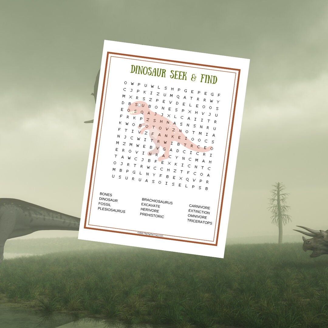 Dinosaur Activity Worksheets for Kids | Kids Activities, Word Search ...
