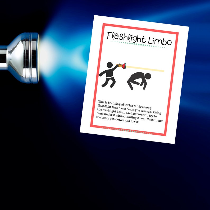 10 Flashlight Games Bundle - Digital Download - PDF - Summer Sleepover ...