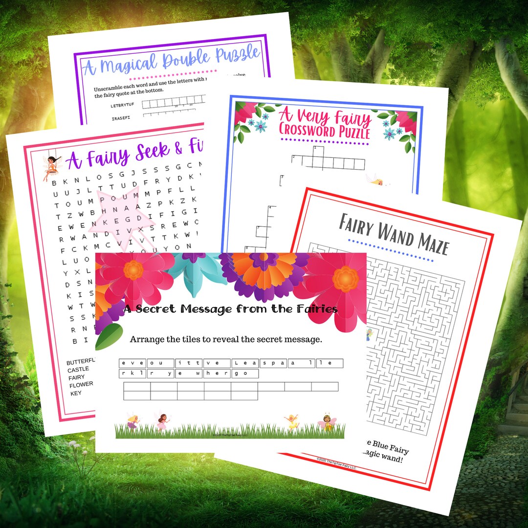 Fairy Activity Worksheets for Kids | Fairies | Kids Activities, Word ...