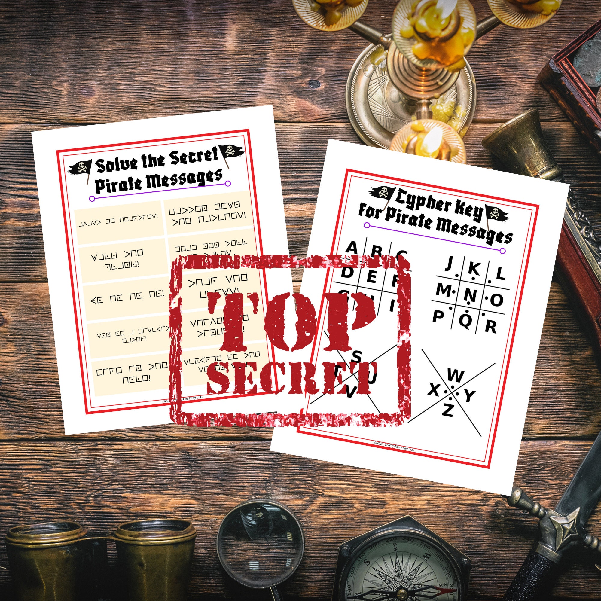 Pirate Activity Puzzles - Digital Download - Captain Jack | Pirates PDF ...