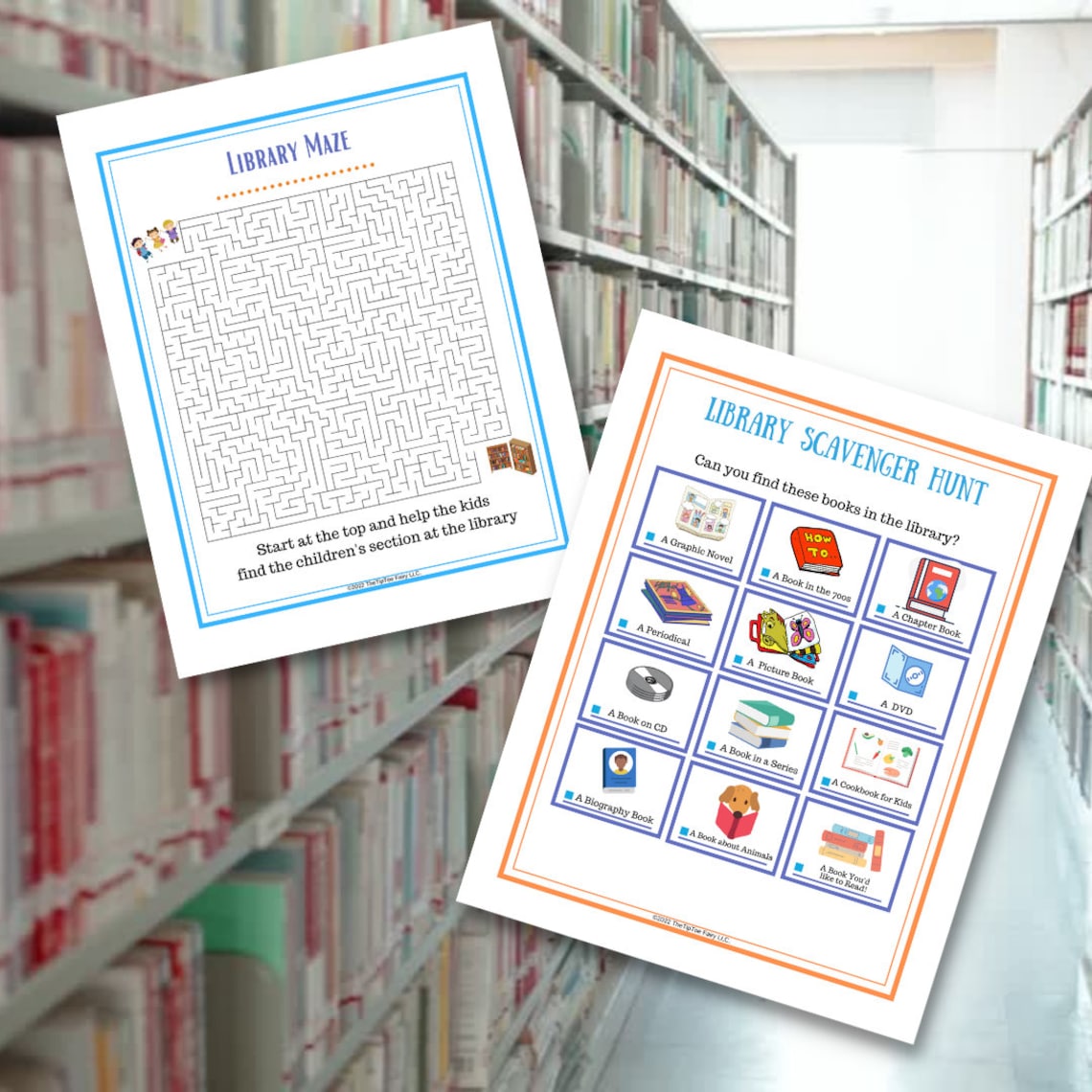 Library Activity Worksheets for Kids | Library Activities, Kids ...