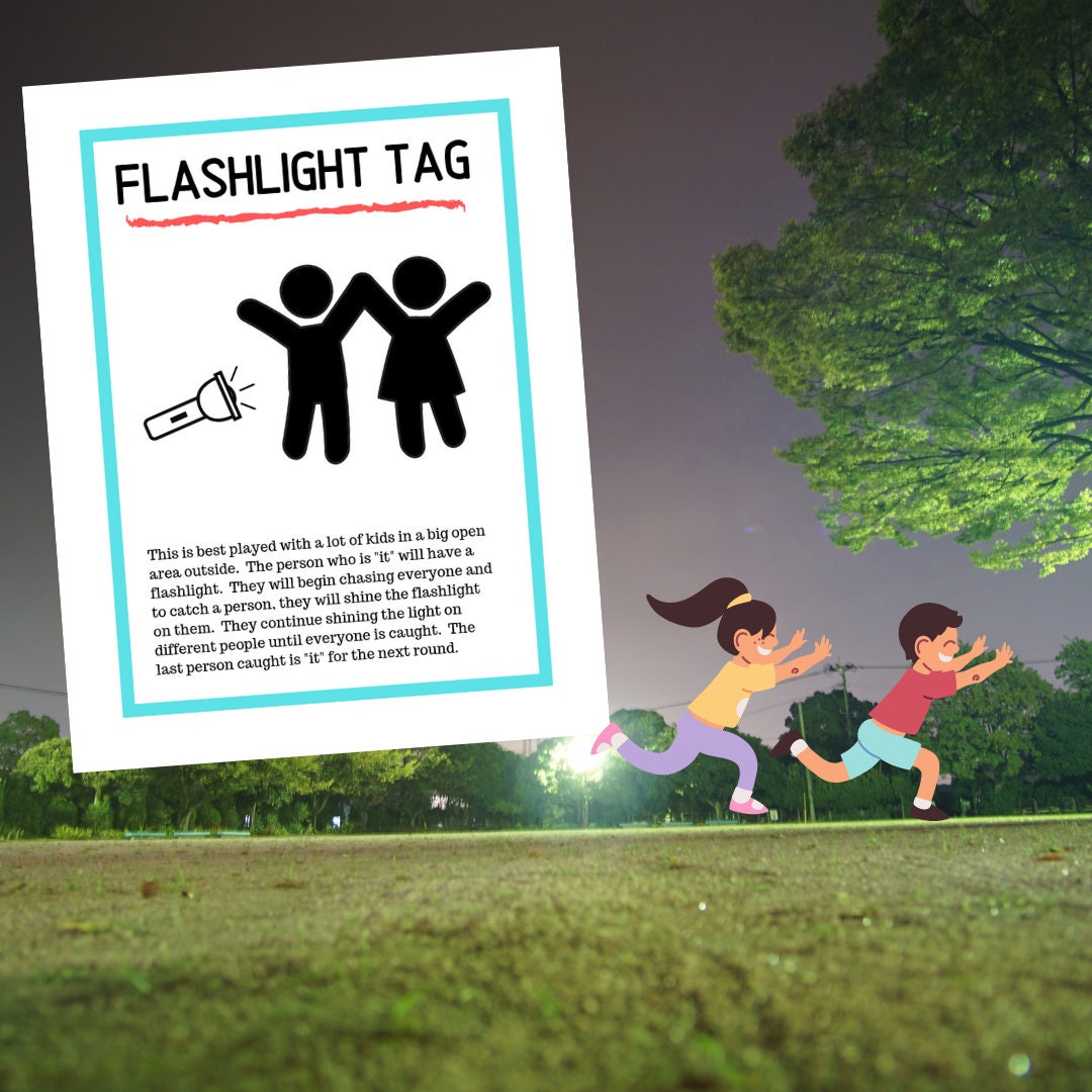 10 Flashlight Games Bundle - Digital Download - PDF - Summer Sleepover ...