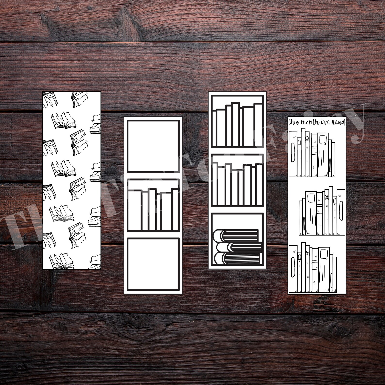 Coloring Printable Reading Tracker Bookmarks | Book Tracker Bookmarks ...