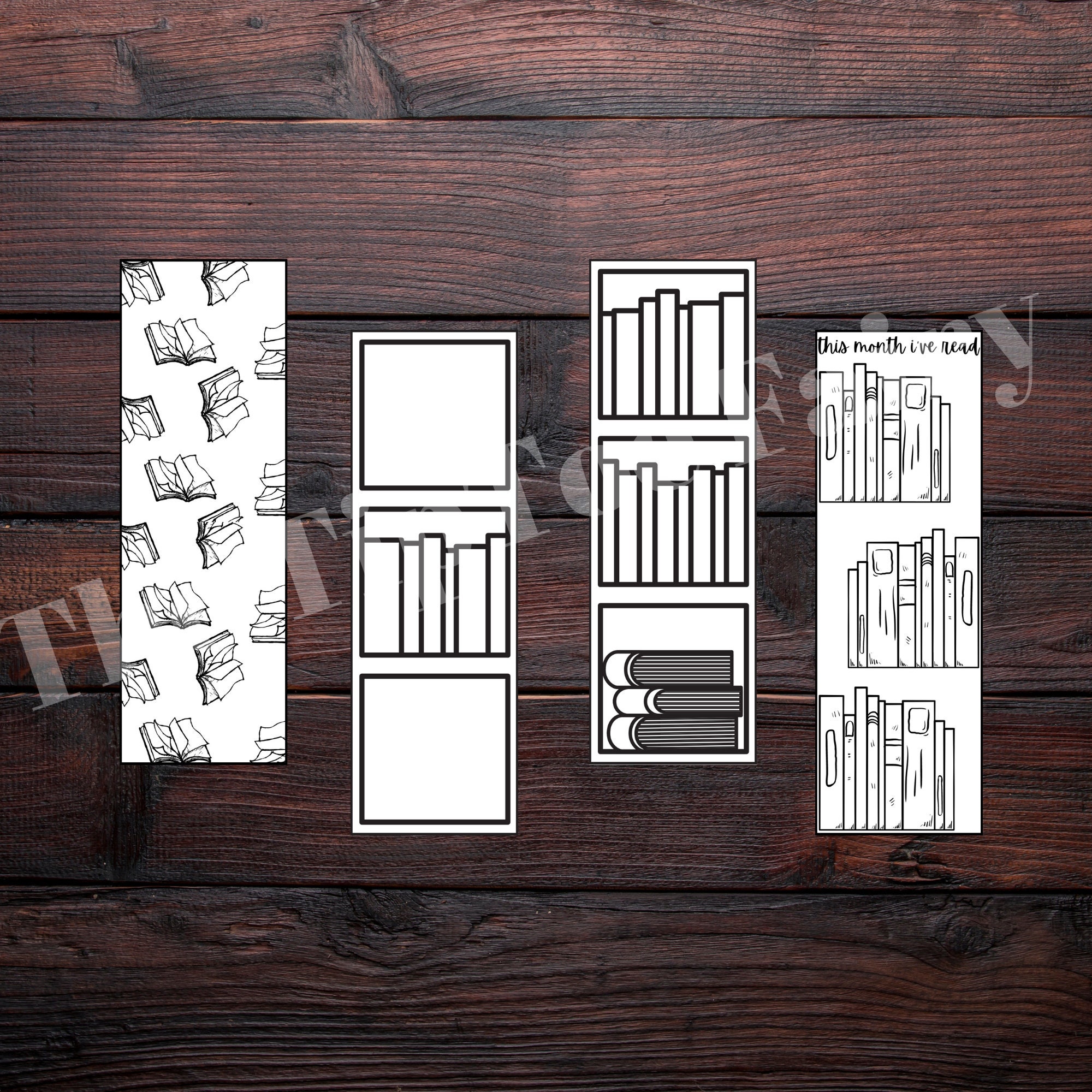 Coloring Printable Reading Tracker Bookmarks | Book Tracker Bookmarks ...