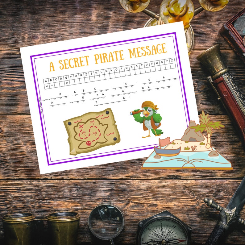 Pirate Activity Puzzles - Digital Download - Captain Jack | Pirates PDF ...