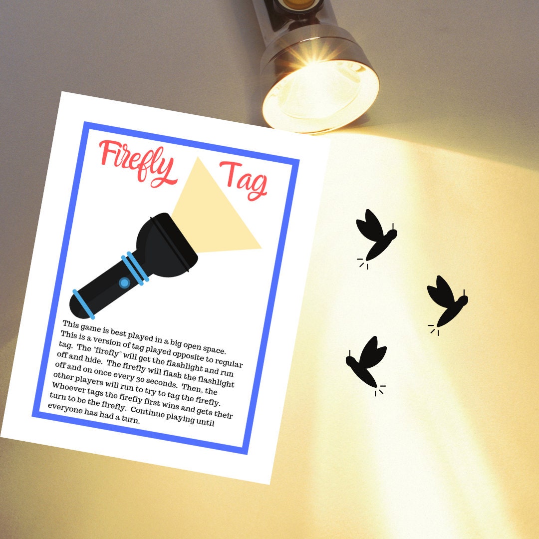 10 Flashlight Games Bundle - Digital Download - PDF - Summer Sleepover ...
