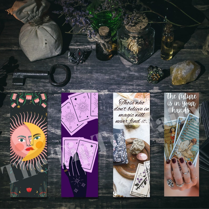 Tarot Bookmarks Printable Set | Occult Designs (digital Download) - Etsy