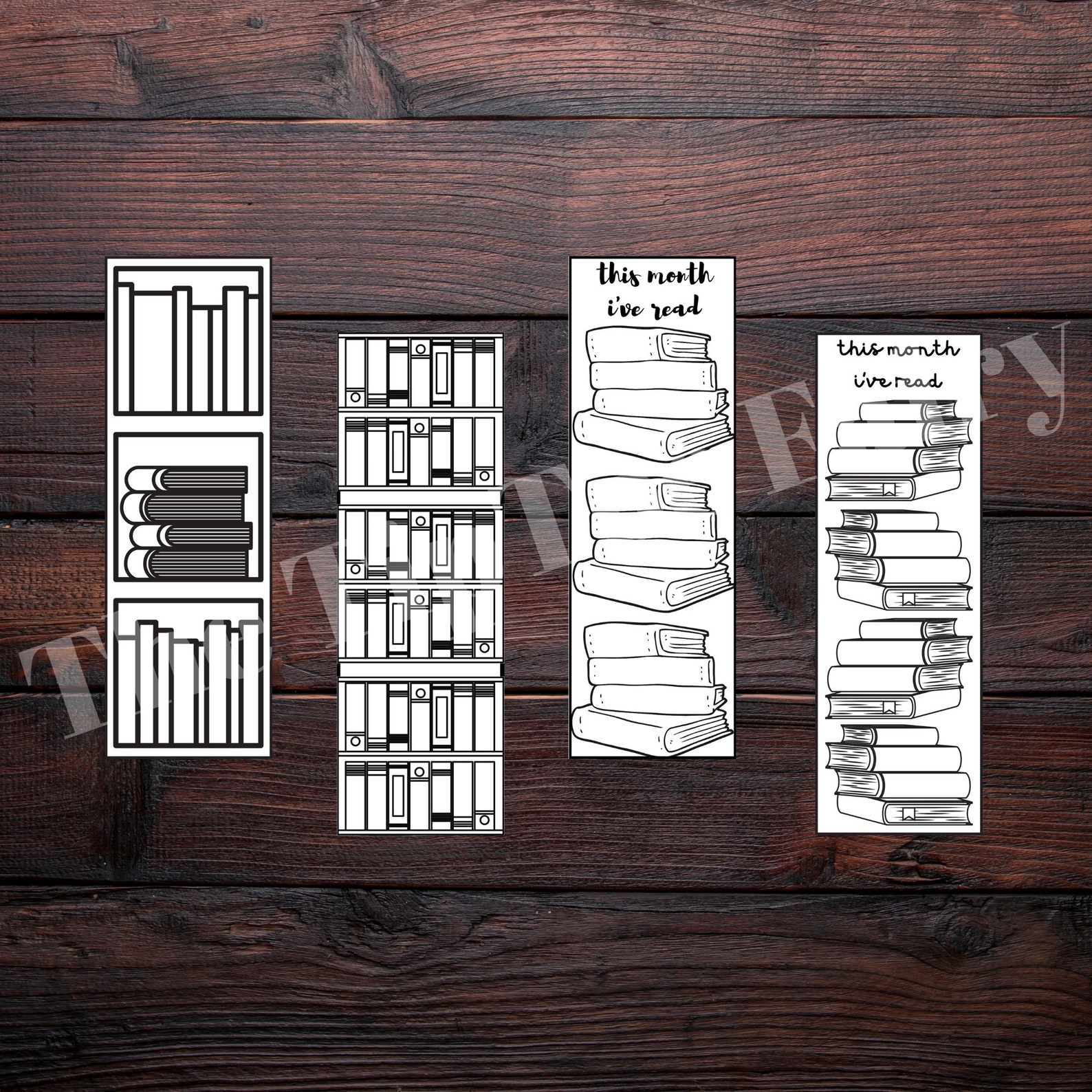 Coloring Printable Reading Tracker Bookmarks | Book Tracker Bookmarks ...