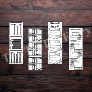 Coloring Printable Reading Tracker Bookmarks | Book Tracker Bookmarks ...