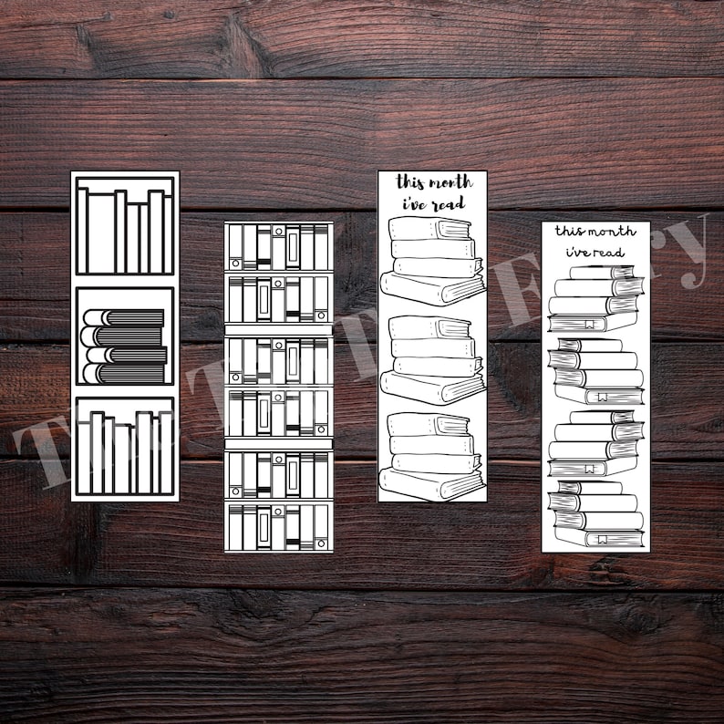 Coloring Printable Reading Tracker Bookmarks | Book Tracker Bookmarks ...