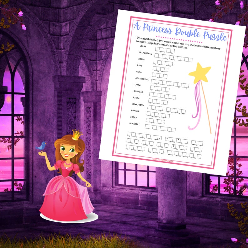 Princess Activity Worksheets for Kids | Kids Activities, Word Search ...