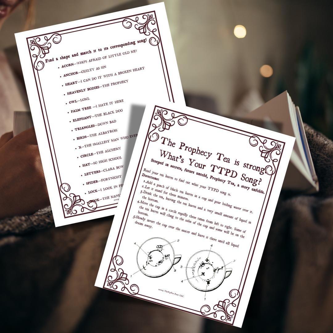 Taylor Eras Party Pack WITH TTPD Instant Digital Download Swiftie ...