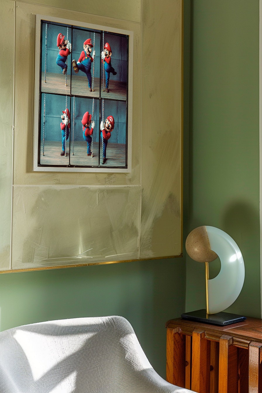 Super Mario Bros Doing Pole Dance, Digital Download, Printable Designs ...