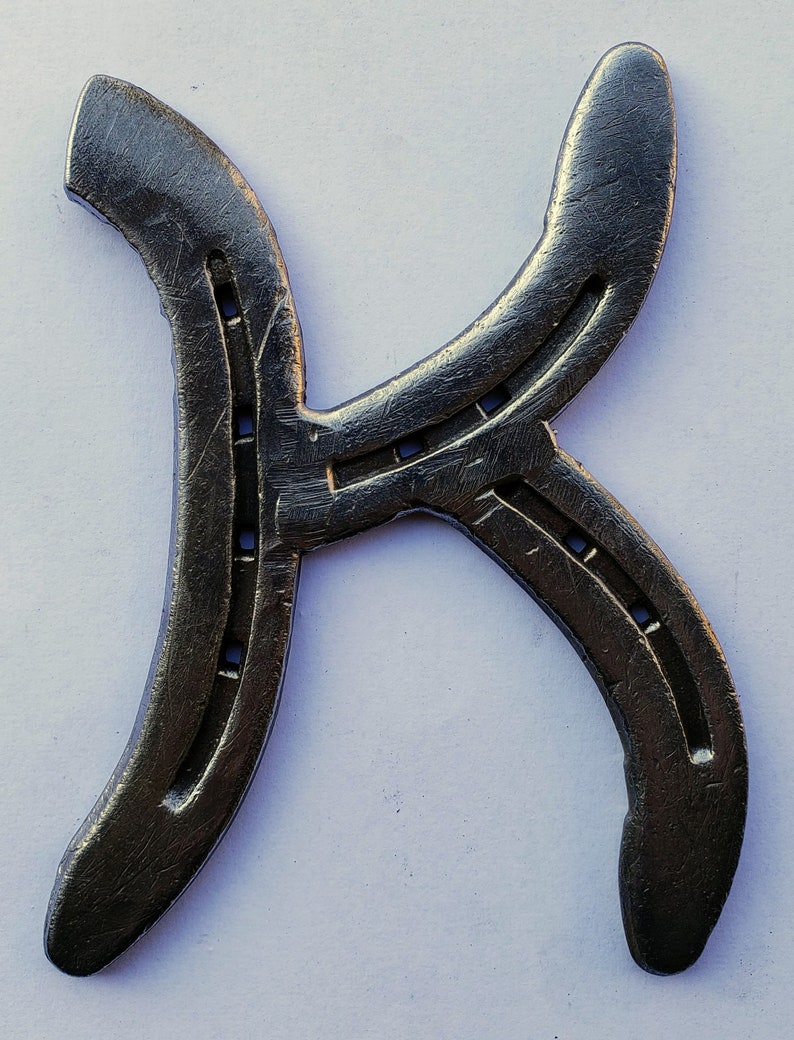 Horseshoe Letter With or Without Hooks - Etsy