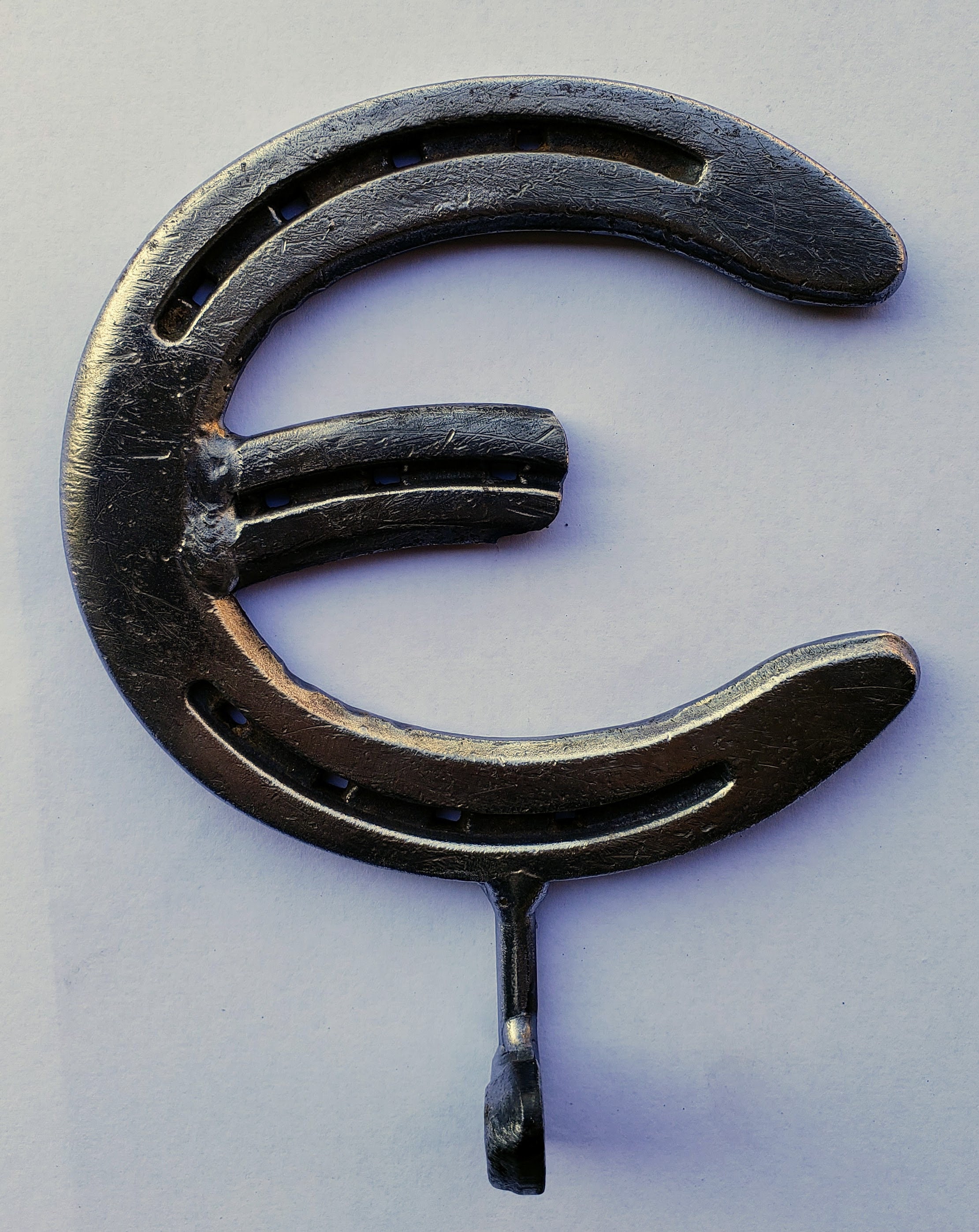 Horseshoe Letter With or Without Hooks - Etsy
