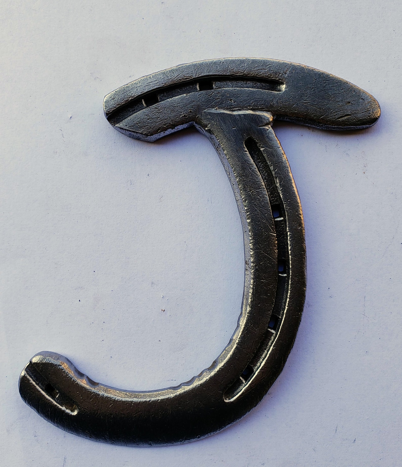 Horseshoe Letter With or Without Hooks - Etsy