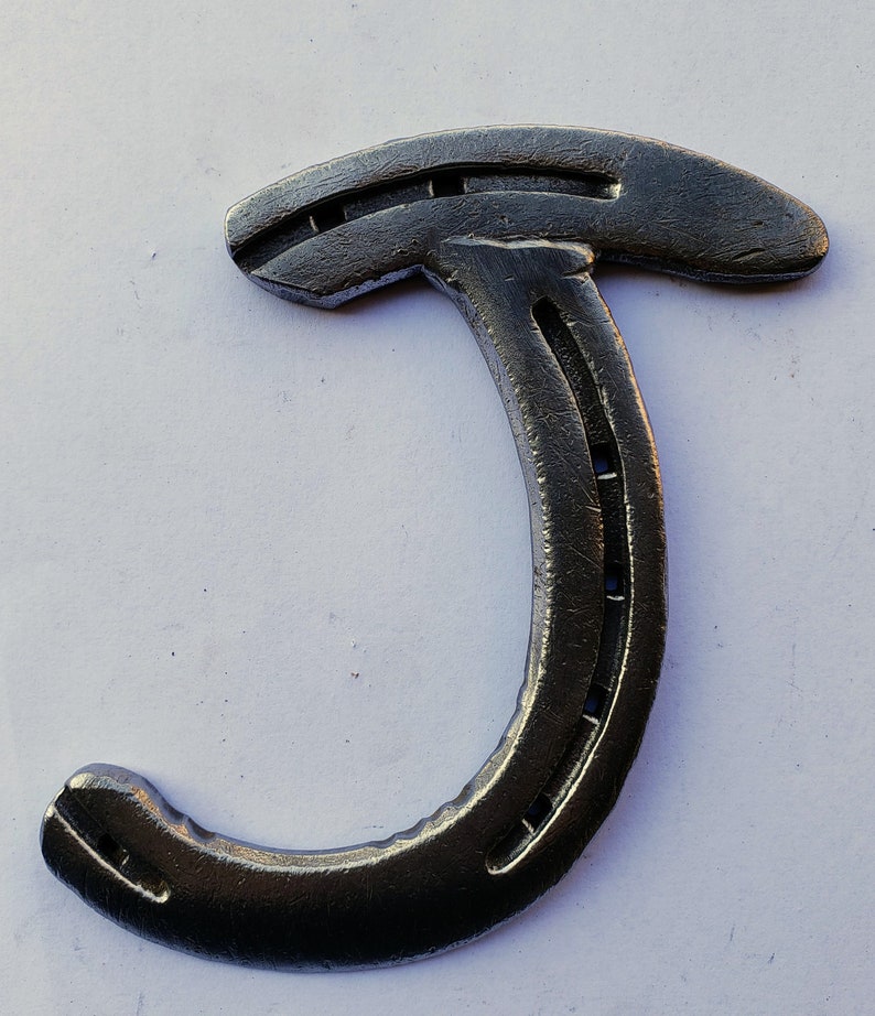 Horseshoe Letter With or Without Hooks - Etsy
