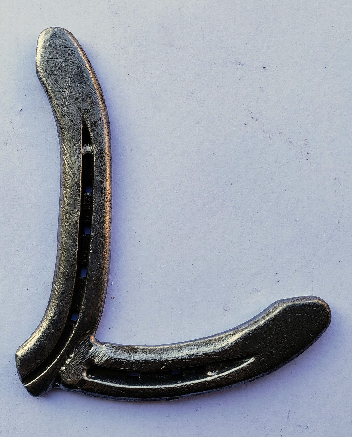 Horseshoe Letter With or Without Hooks - Etsy