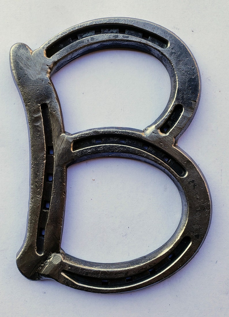 Horseshoe Letter With or Without Hooks - Etsy