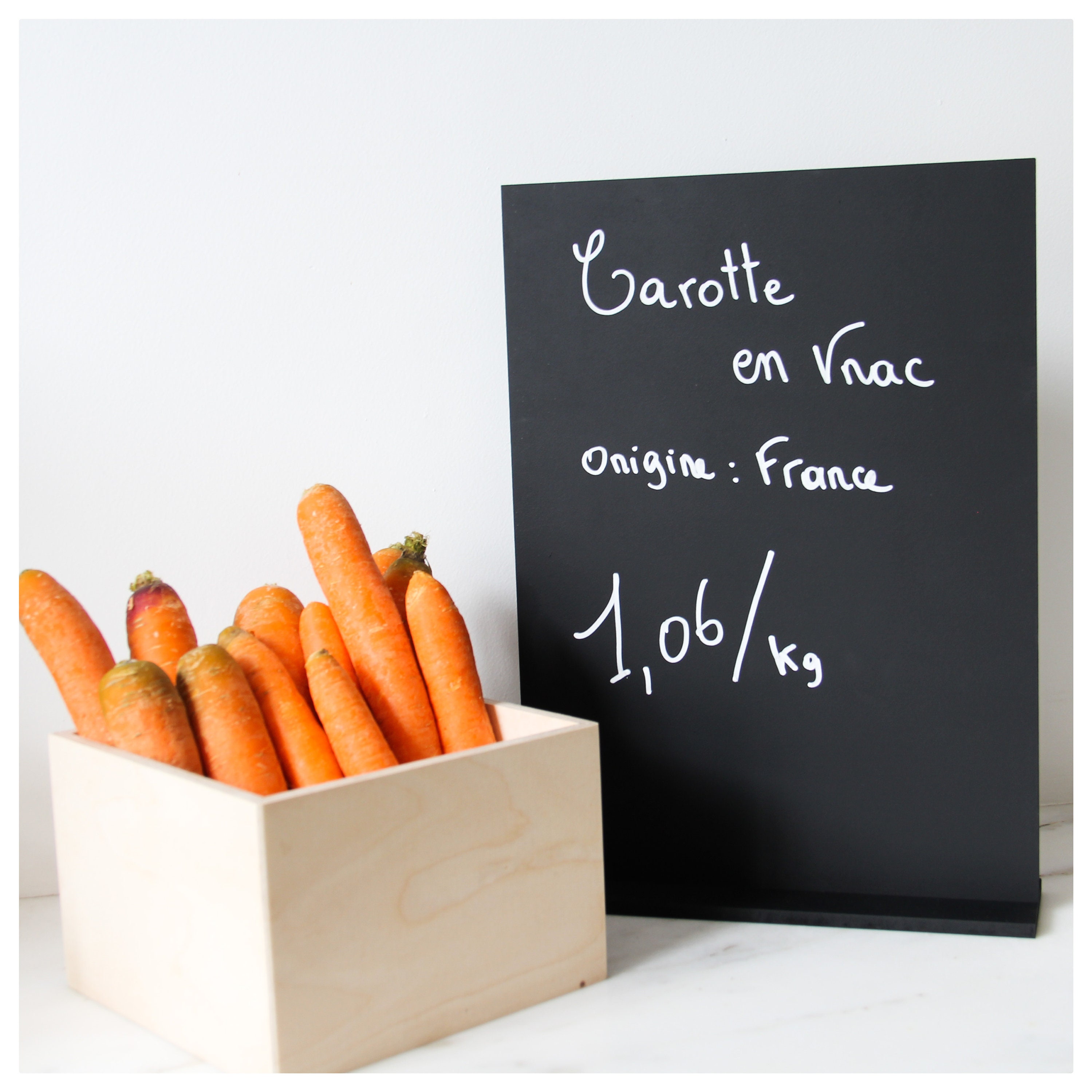 Slate Easel A4 in Double-sided Wood to Put to Write Your Menus - Etsy