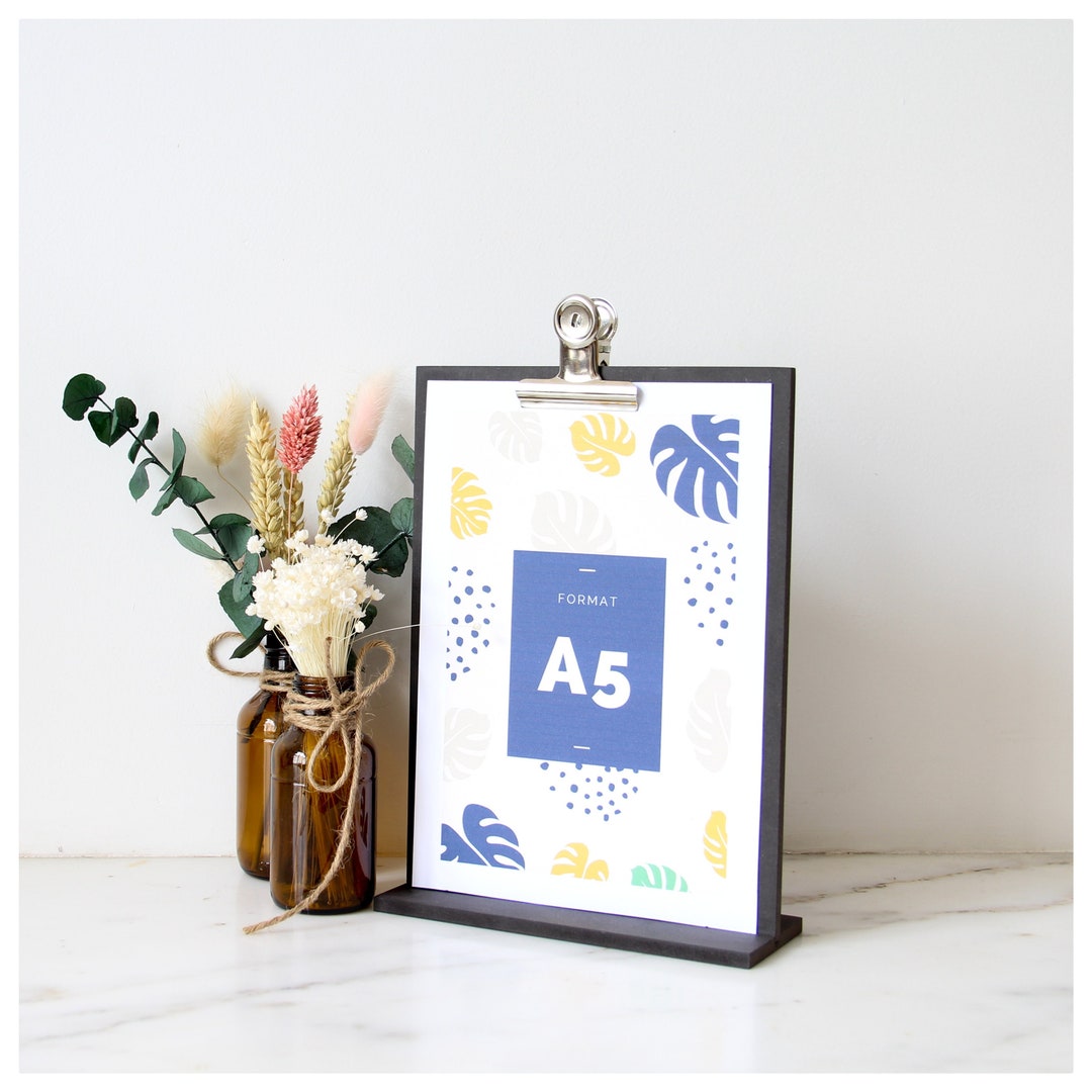 A5 Double-sided Black Wooden Visual Door to Display Your - Etsy