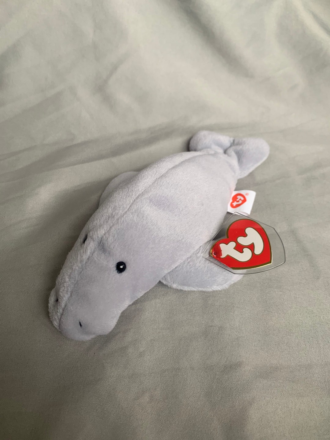 Ty Beanie Baby- Manny the Manatee- 3rd/2nd Gen Tags - Etsy