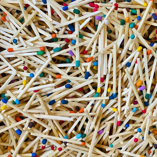 Coloured Matches - Etsy UK