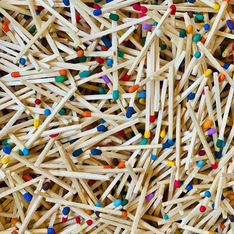 Colored Matches - Etsy