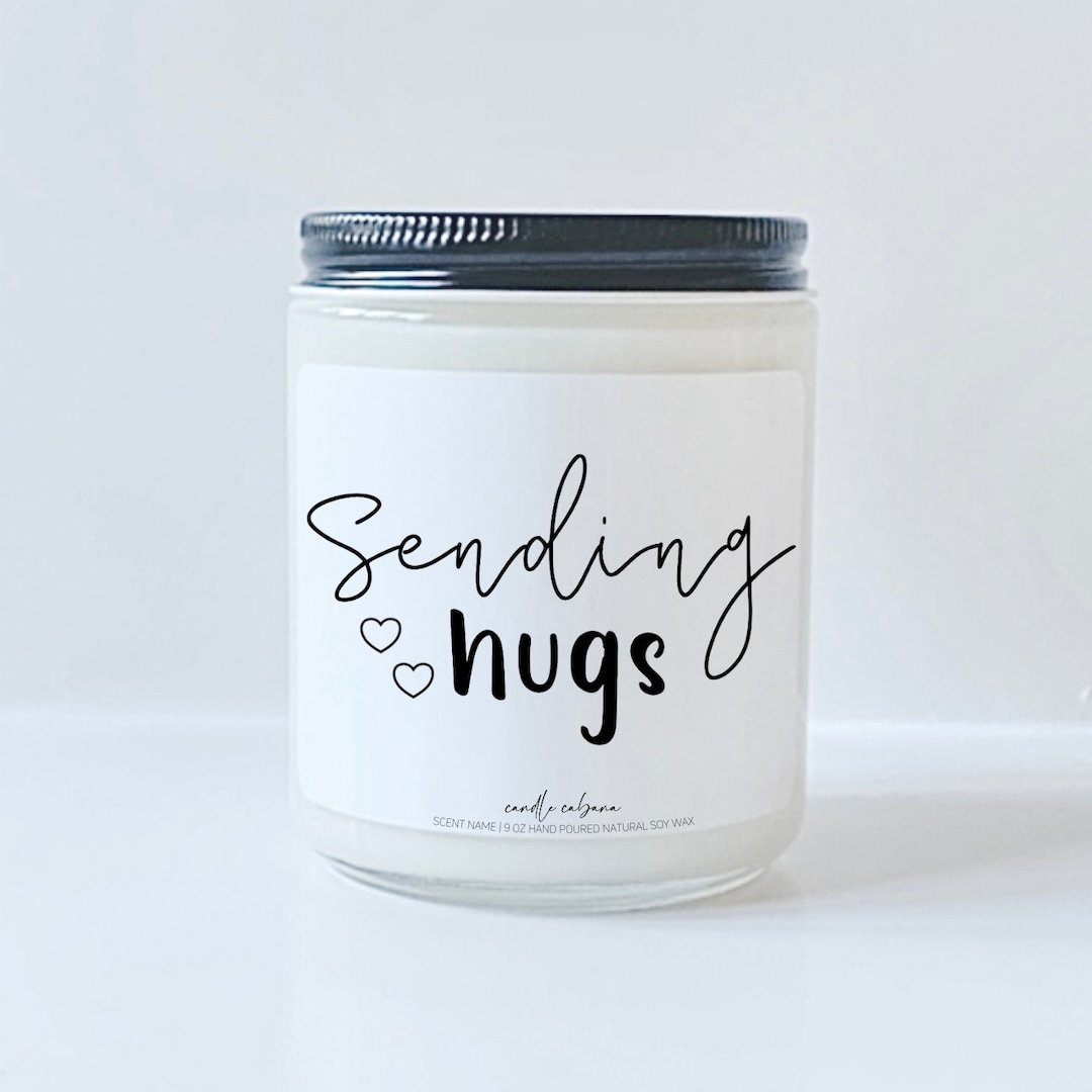 Sending Hugs,hugs in a Jar,hug Candle,i Miss You Gifts,apology Gift ...