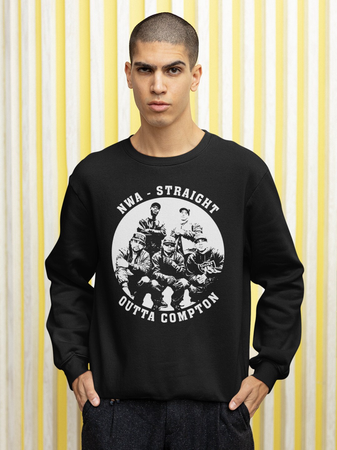 NWA Old School Hip Hop Sweatshirt 90s Rap Clothing Rapper Shirt Eminem ...