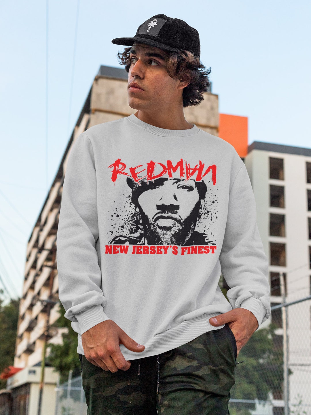Redman Hip Hop Sweatshirt 90s Rap Clothing Rapper Shirt Eminem 50 Cent ...