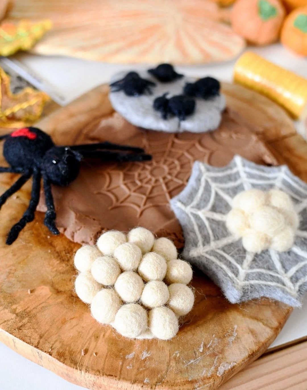 Felt Spider Life Cycle Gift Box, Felt Animals Ornament, Learning Toys ...