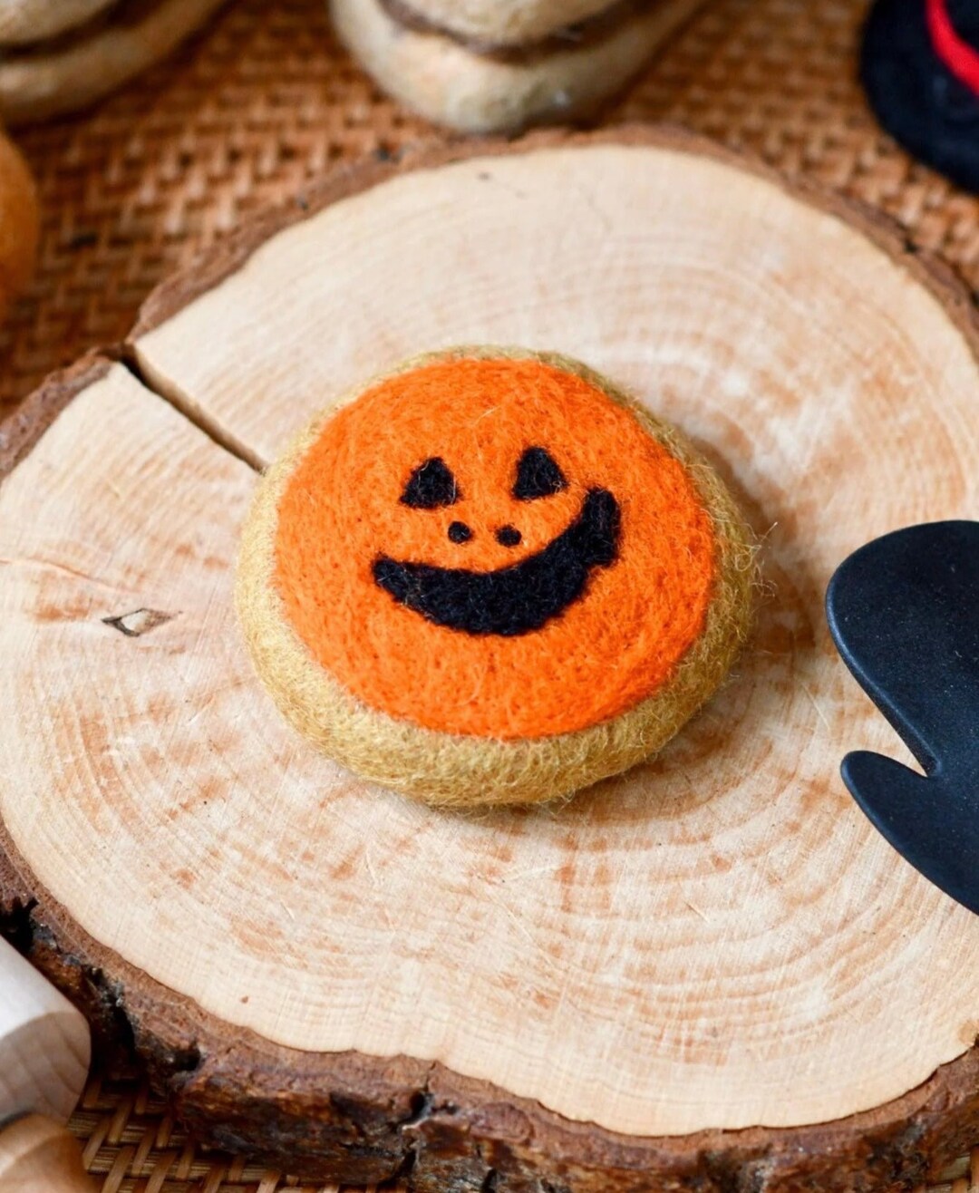 Felt Halloween Cookie Plush, Felt Cookies Ornaments, Pumpkin Cookies ...
