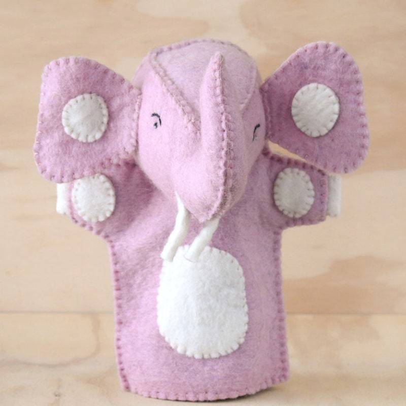 Elephant Puppet - Etsy